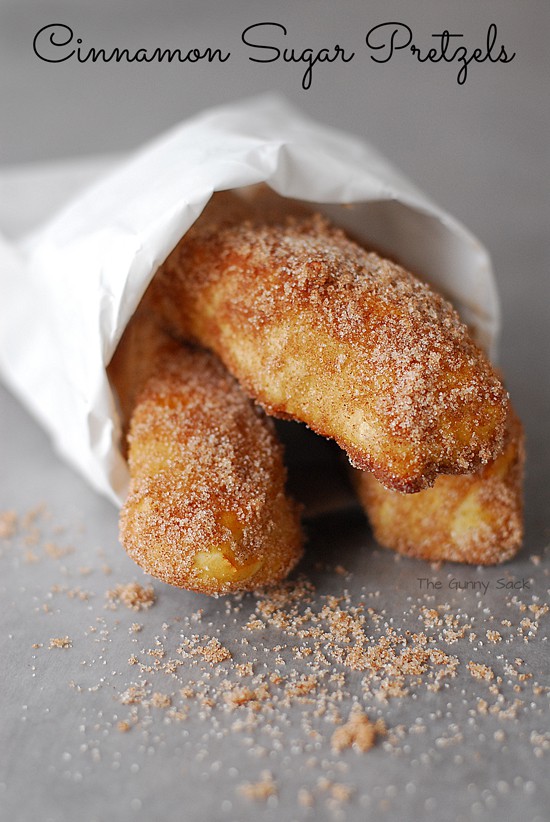 Cinnamon Sugar Soft Pretzel Sticks