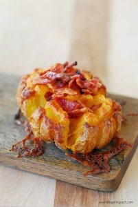 Bloomin' Baked Potato Recipe - The Gunny Sack