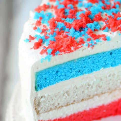 Red White and Blue Cake Recipe - The Gunny Sack