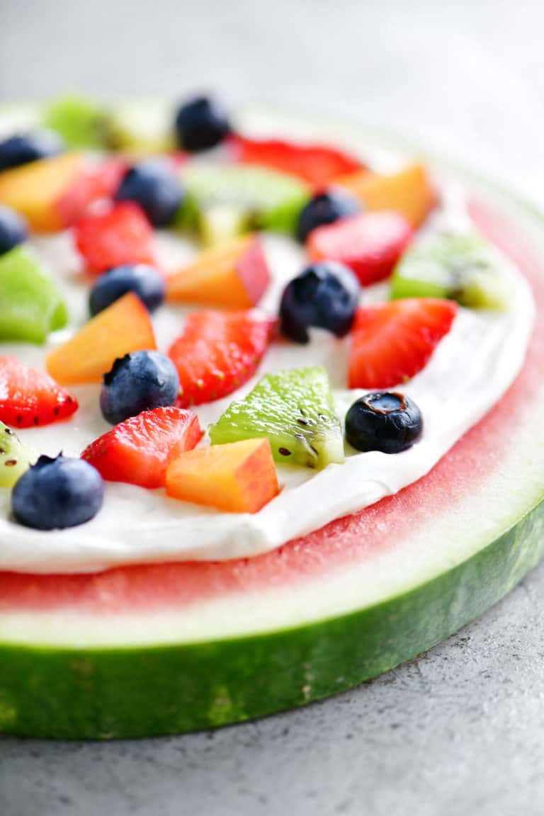Watermelon Pizza Recipe - The Gunny Sack