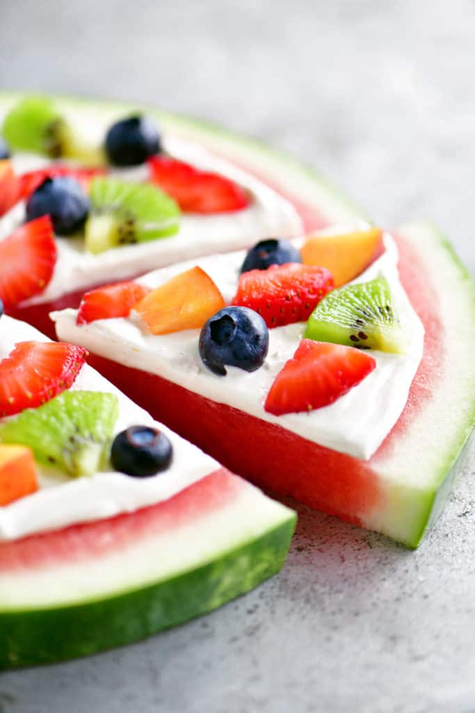 Watermelon Pizza Recipe - The Gunny Sack