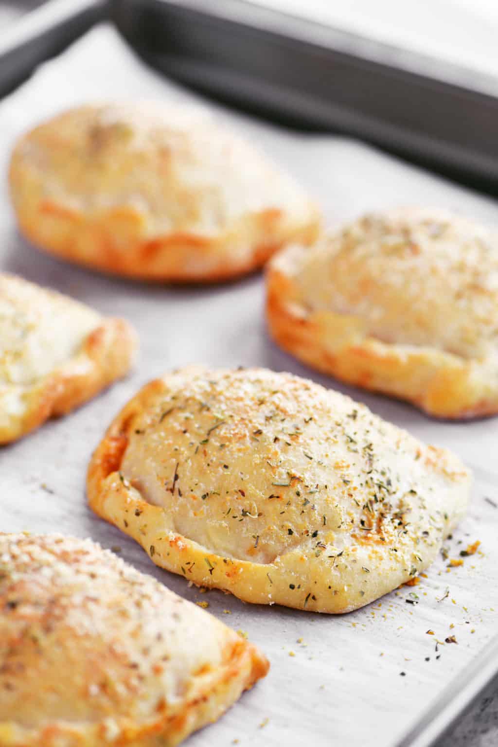 Two Ingredient Dough Calzones - The Gunny Sack