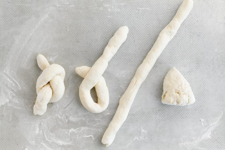 Two Ingredient Dough Garlic Knots - The Gunny Sack