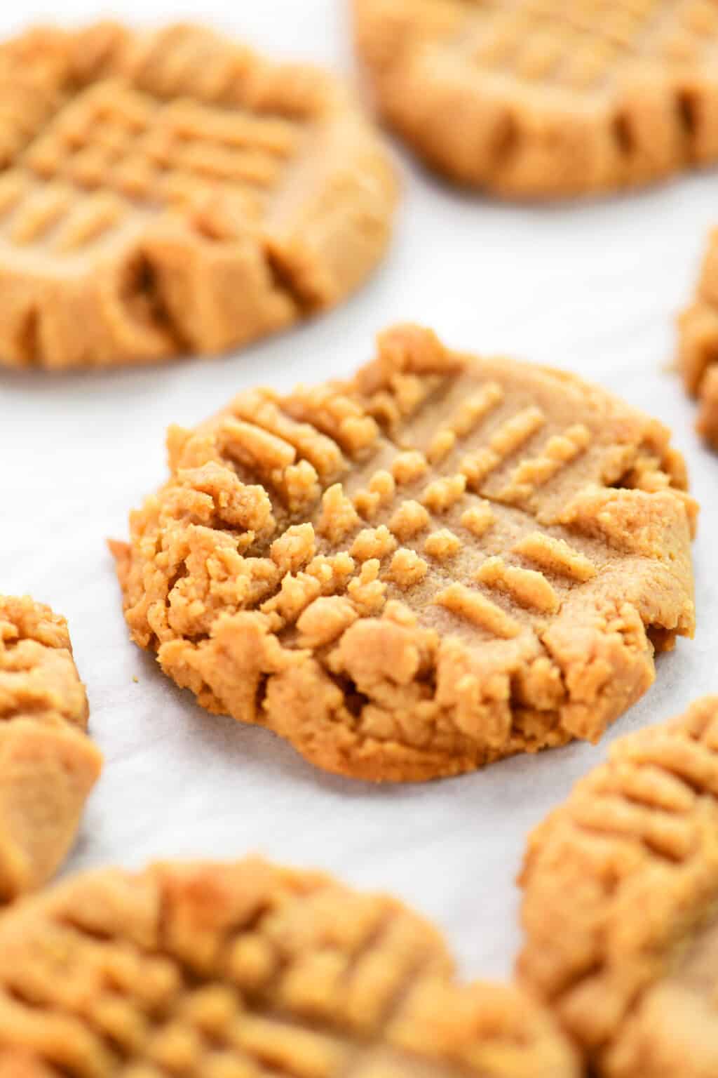 4 Ingredient Peanut Butter Cookies - The Gunny Sack
