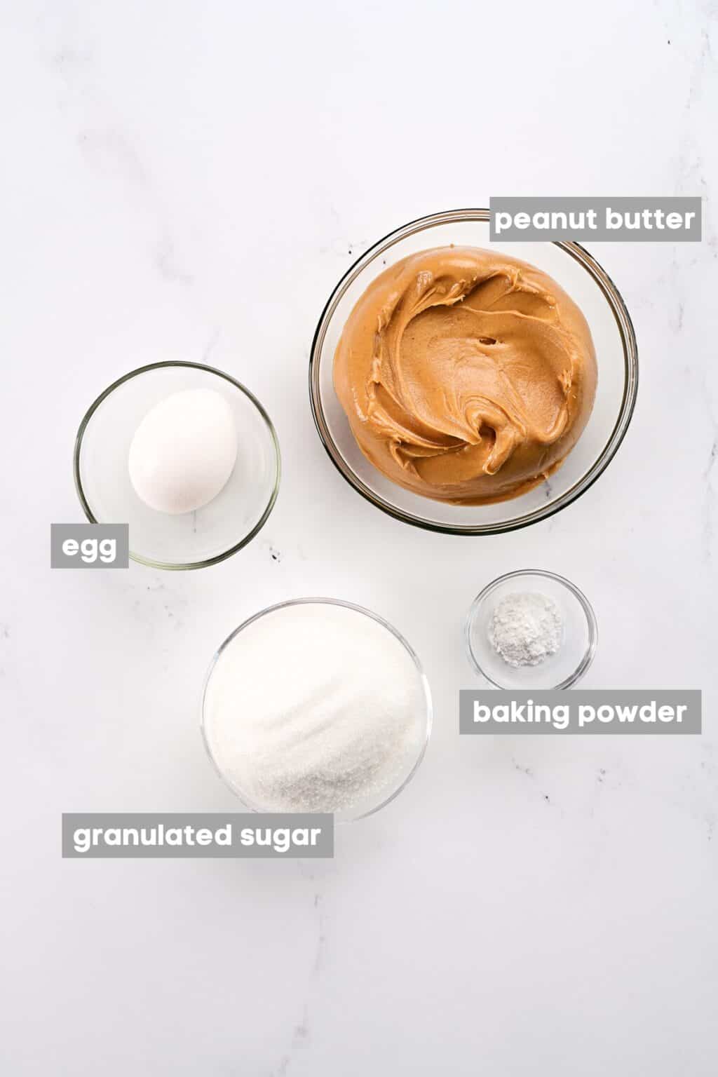 4 Ingredient Peanut Butter Cookies - The Gunny Sack