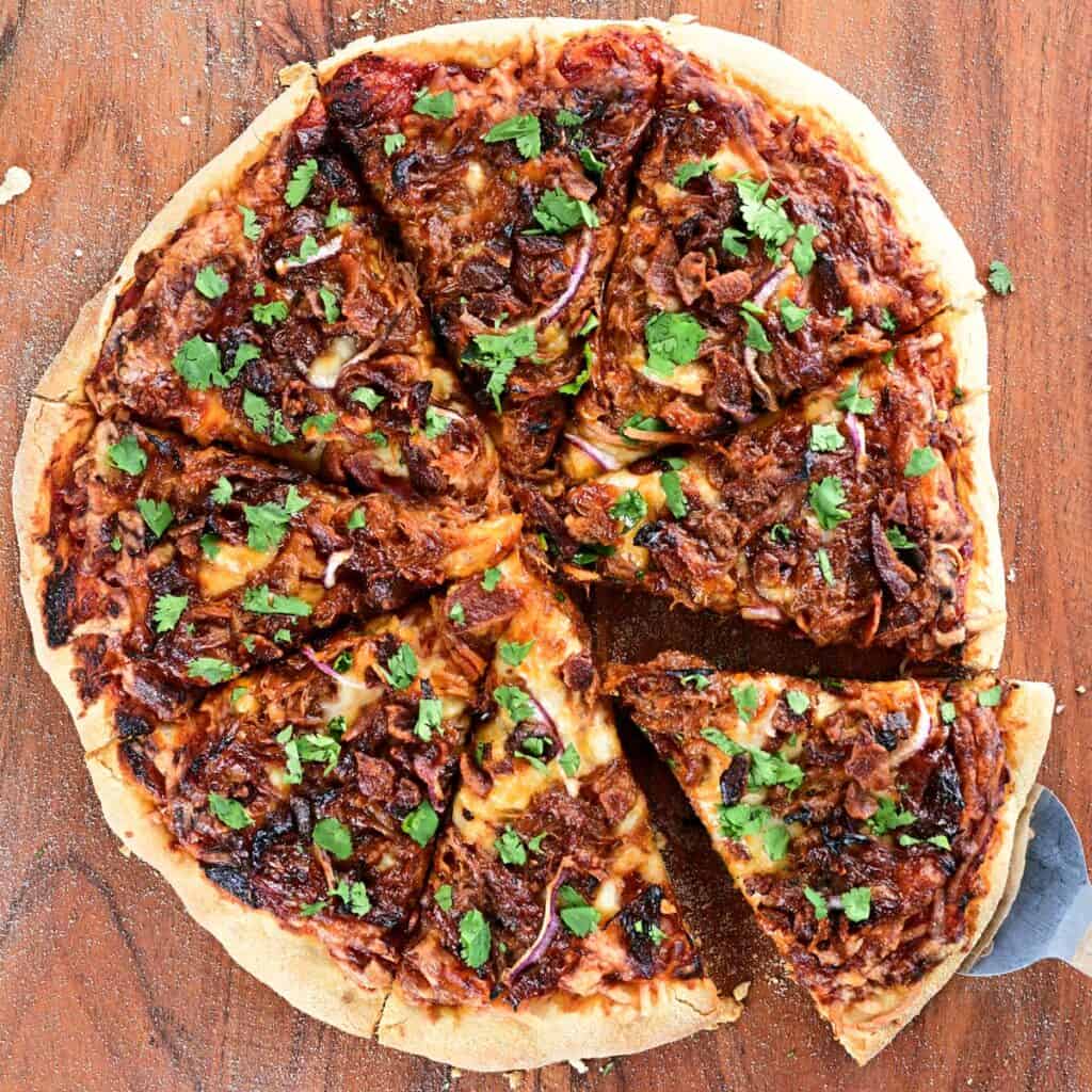 Pulled Pork Pizza - The Gunny Sack