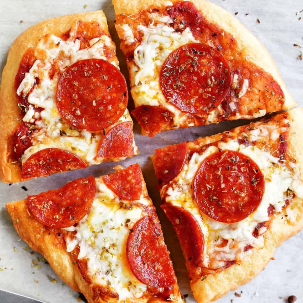 Deep Fried Pizza - The Gunny Sack
