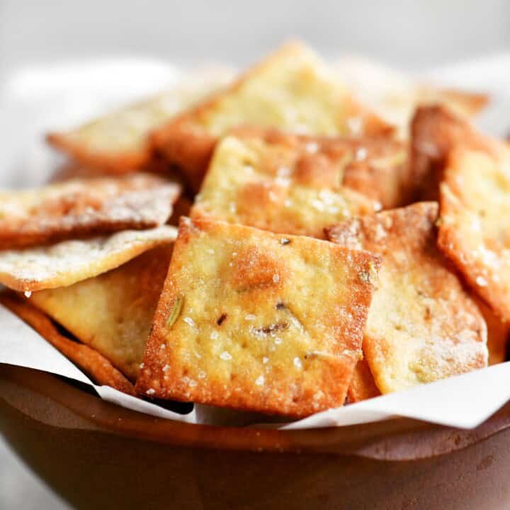 Two Ingredient Dough Crackers - The Gunny Sack