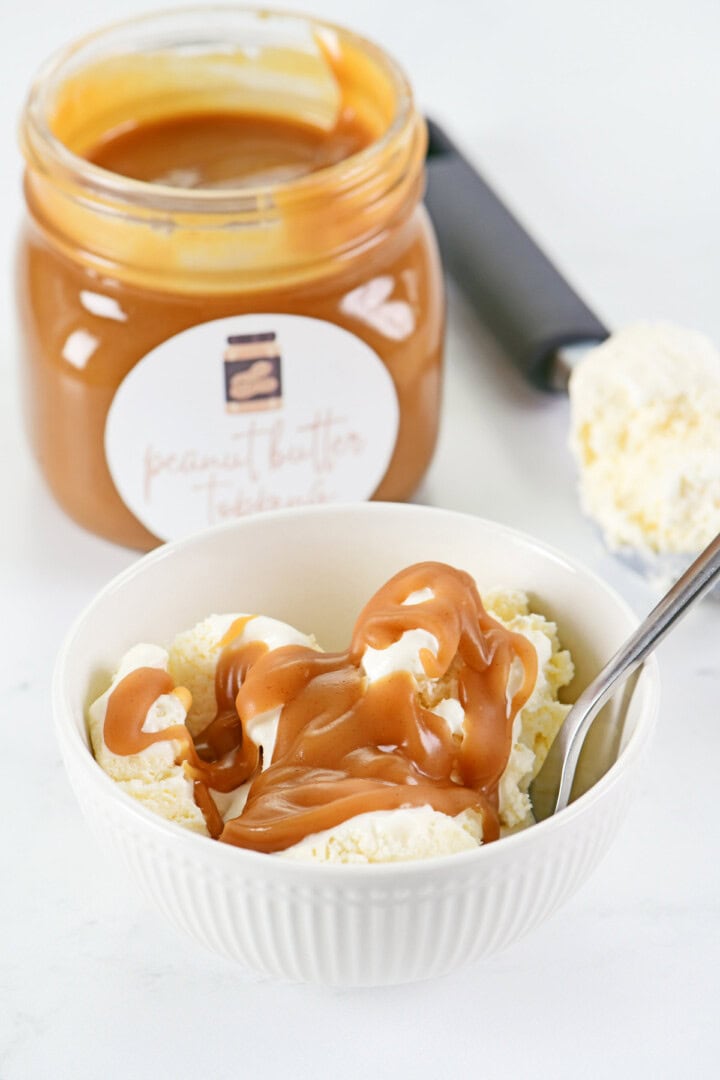 Peanut Butter Ice Cream Topping - The Gunny Sack