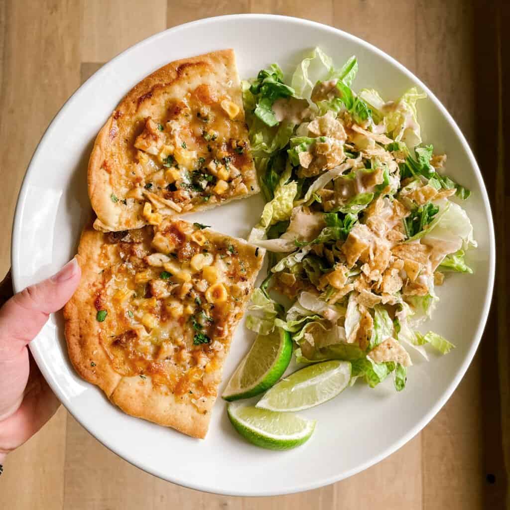 Sweet Corn Flatbread Pizza - The Gunny Sack