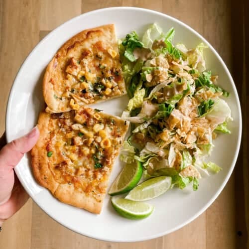 Sweet Corn Flatbread Pizza - The Gunny Sack